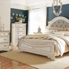 Realyn Two-Tone 3-Drawer Night Stand | Cincinnati Overstock Warehouse