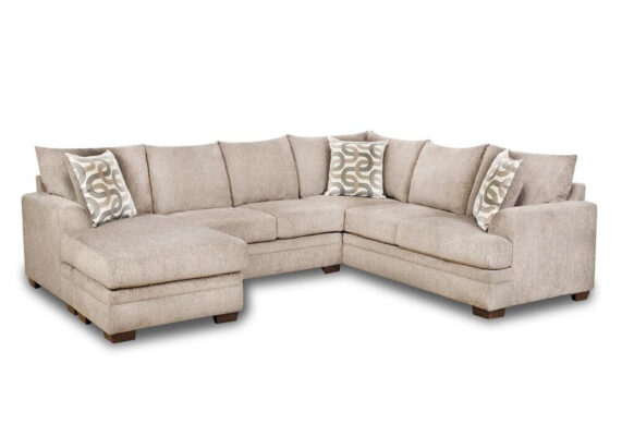 Bailey Cream 2pc. LAF Chaise Sectional | Cincinnati Overstock Warehouse
