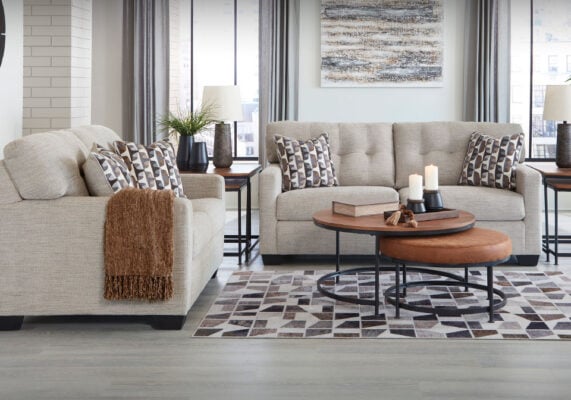 Mahoney Pebble Sofa Set | Cincinnati Overstock Warehouse
