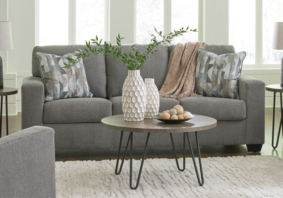 Deltona Graphite Queen Sleeper Sofa | Cincinnati Overstock Warehouse