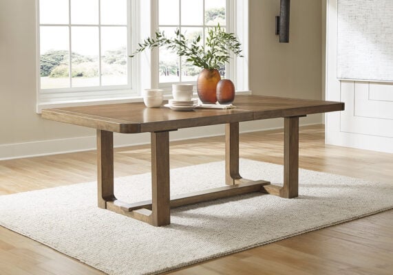 Cabalynn Light Brown Dining Table | Cincinnati Overstock Warehouse
