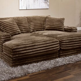 Comfrey Chocolate 2pc. RAF Chaise Sectional | Cincinnati Overstock ...