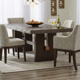 Burkhaus Dark Brown Dining Extension Table | Cincinnati Overstock Warehouse