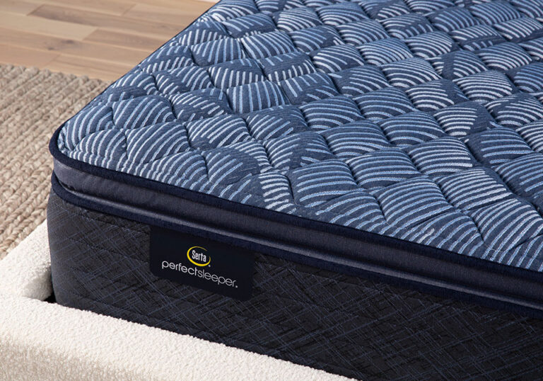 Serta® Perfect Sleeper Cobalt Calm Firm Pillow Top Full Mattress Set ...