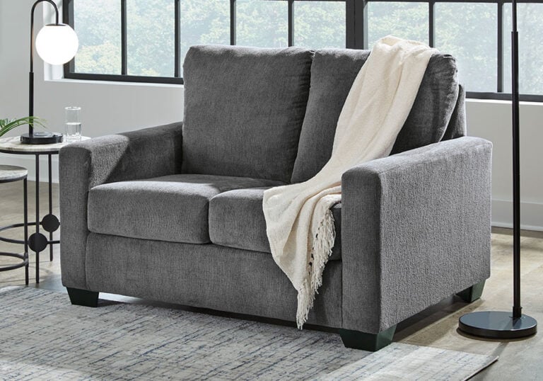 Rannis - Pewter Twin Sleeper Sofa | Cincinnati Overstock Warehouse