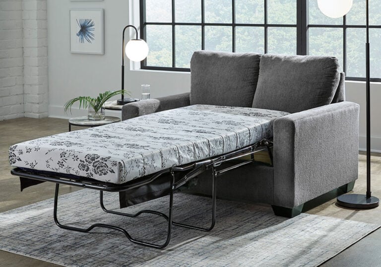 Rannis - Pewter Twin Sleeper Sofa | Cincinnati Overstock Warehouse