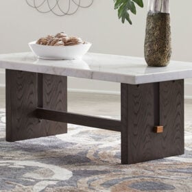 Hannodream Warm Brown Sofa Table | Cincinnati Overstock Warehouse