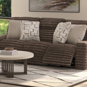 Lynx Mocha Power Reclining Sofa Set | Cincinnati Overstock Warehouse