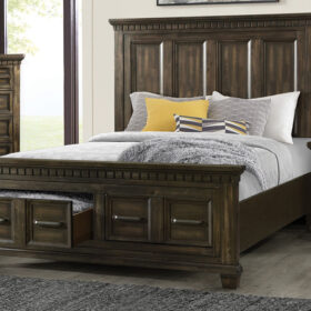 McCoy Charcoal King Storage Bed | Cincinnati Overstock Warehouse